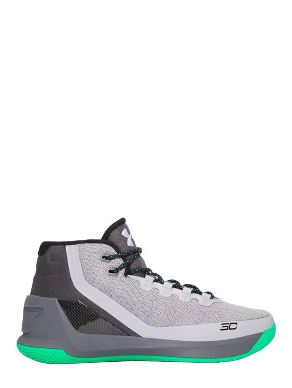 Under Armour Curry 3 Matter Athletic Sneakers - Grey/black/green