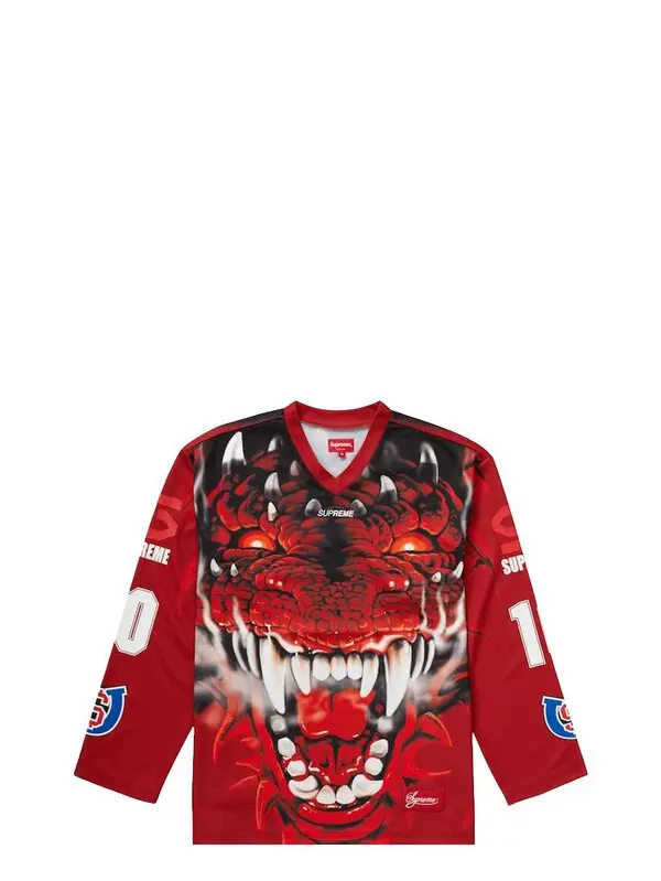 Supreme Dragon Hockey Jersey - Red