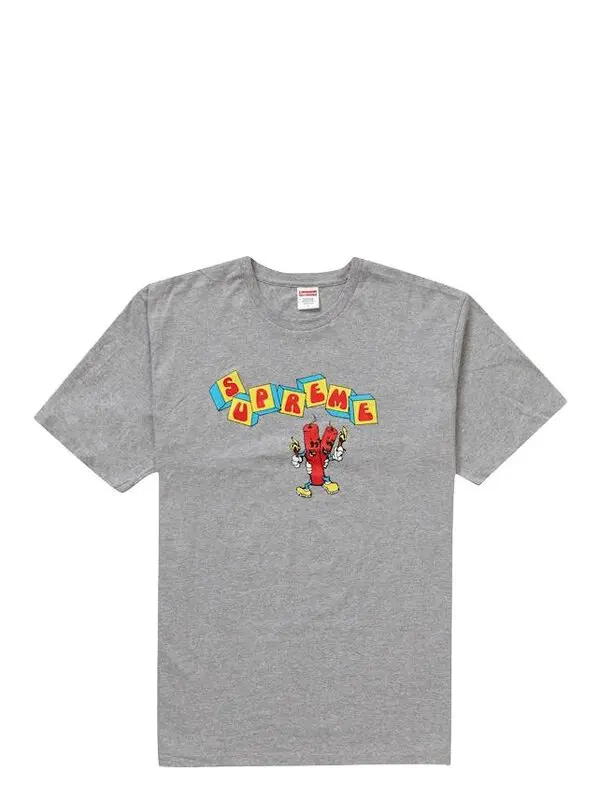 Supreme Dynamite Tee Shirt - Heather Grey
