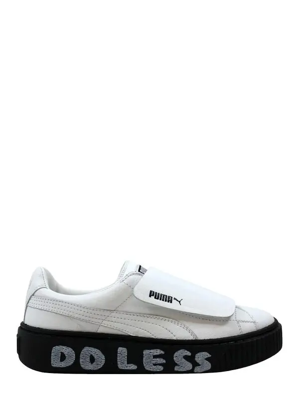 PUMA Platform Strap Sneakers - Puma White/puma Black