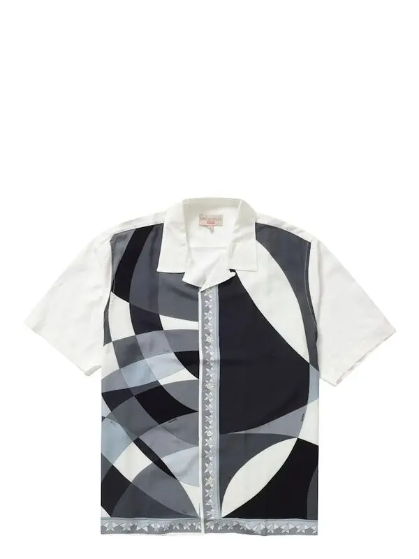 Supreme Emilio Pucci Short Sleeve Shirt - Black