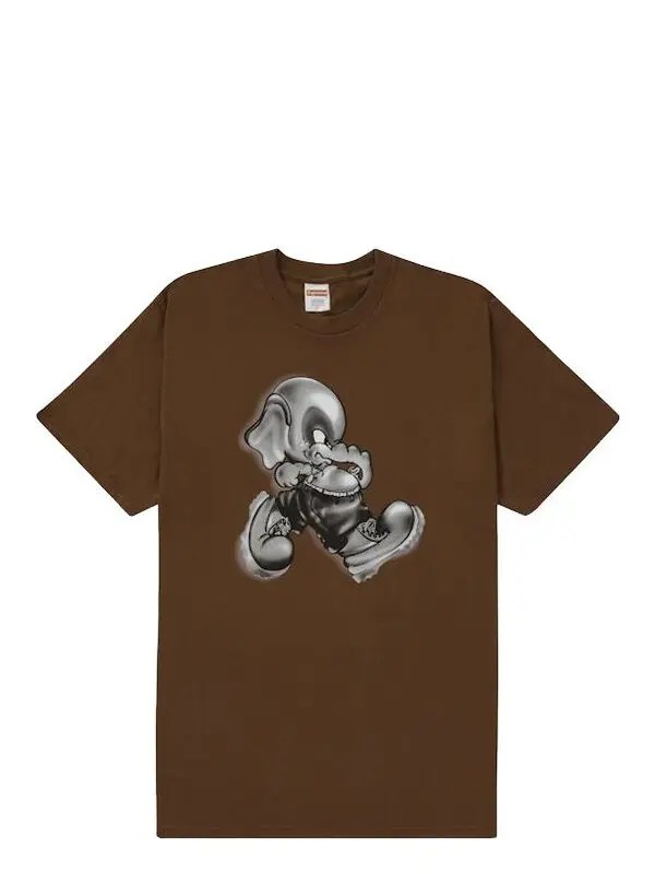 Supreme Elephant Tee Shirt - Brown