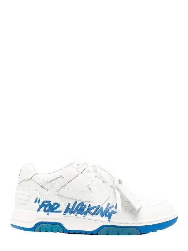 Off-White Ooo Low Top Sneakers - White/blue