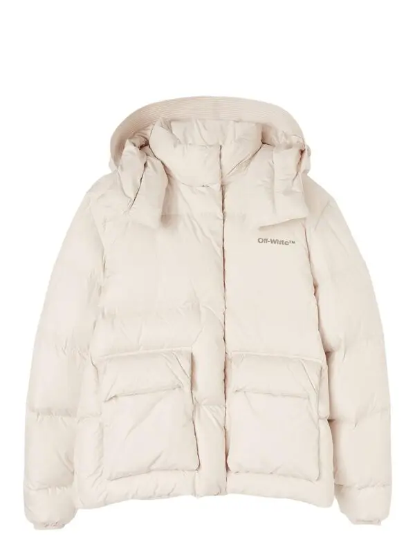 Off-White Arrow Over Puffer - White
