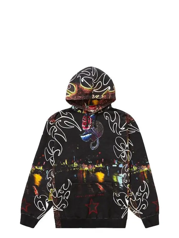Supreme East Broadway Hooded Sweatshirt - Night