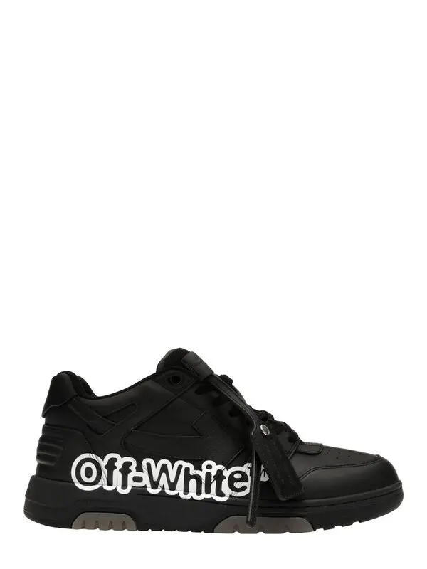 Off-White Out Of Office Ooo Low-top Sneakers - Black/white