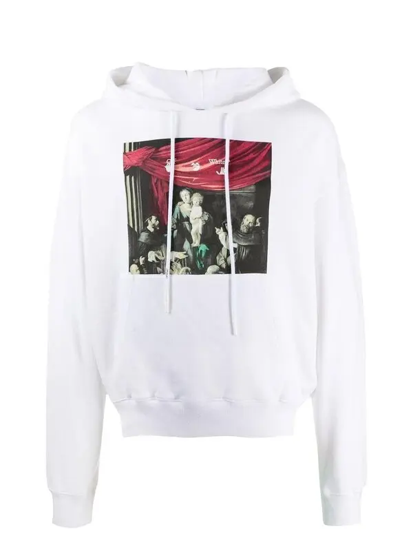 Off-White Caravaggio Painting Hoodie - White/black