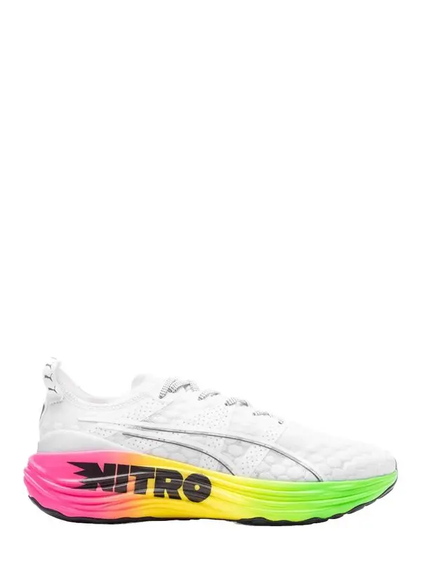 PUMA Foreverrun Nitro Futrogradein Sneakers - White/green Gecko