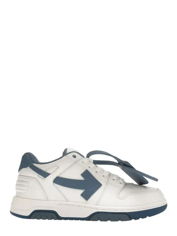 Off-White Ooo Low Top Sneakers - White/navy Blue