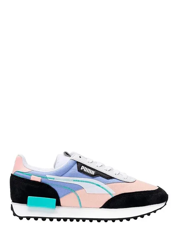 PUMA Future Rider Twofold Sneakers - Elektro Peach/black/elektro Pool