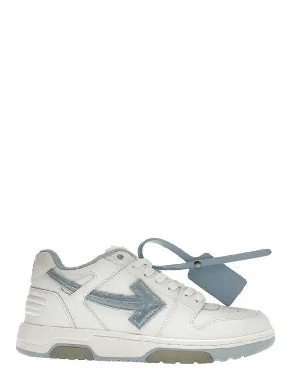 Off-White Ooo Low-top Sneakers - White/light Blue