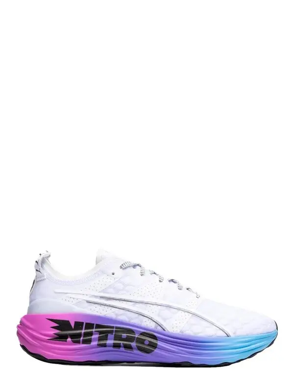 PUMA Foreverrun Nitro Sunset - White/luminous Blue/electric Orchid