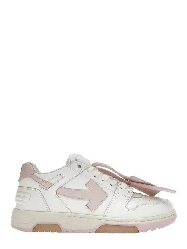 Off-White Out Of Office Ooo Low-top Sneakers - White/light Pink