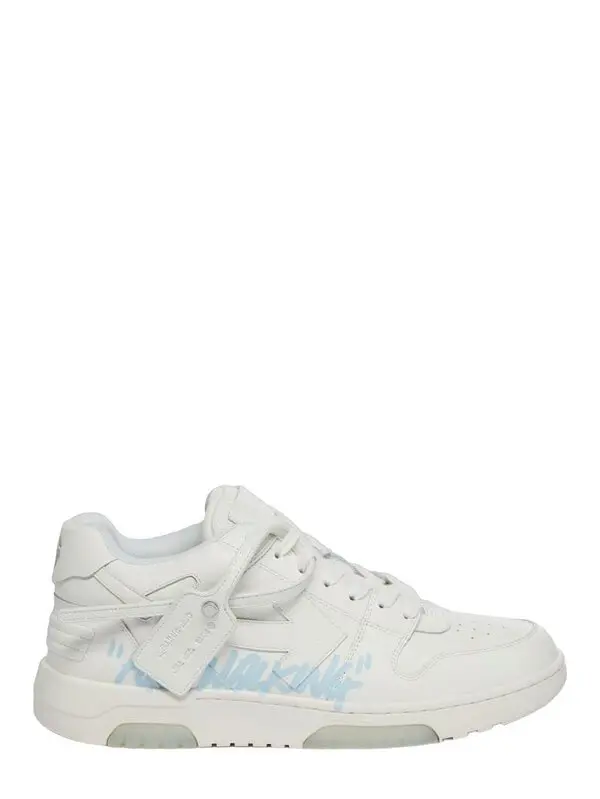 Off-White Out Of Office Low-top Sneakers - White/light Blue