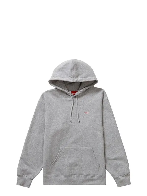 Supreme Small Box Logo Hooded Sweatshirt - Heather Grey