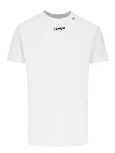 Off-White Off Oversized Fit Caravaggio Arrows T-shirt - White