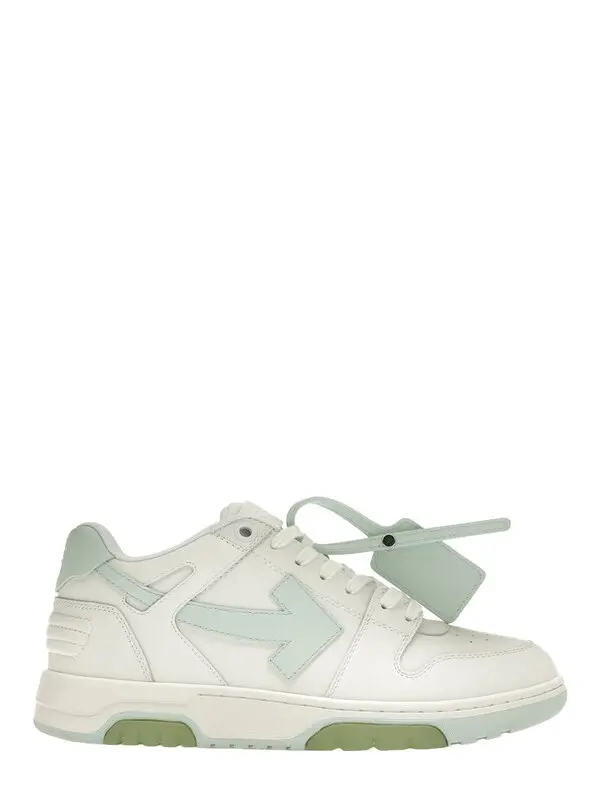 Off-White Out Of Office Low-top Sneakers - White/mint Green