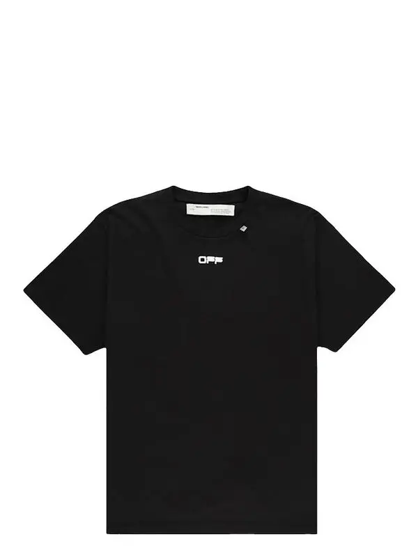 Off-White Oversized Fit Caravaggio Square T-shirt - Black