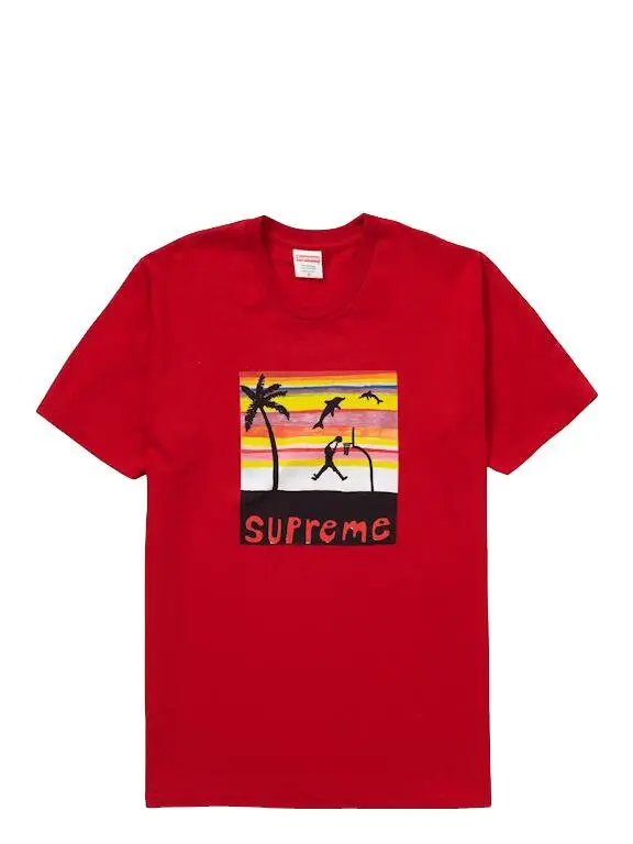 Supreme Dunk Tee Shirt - Red