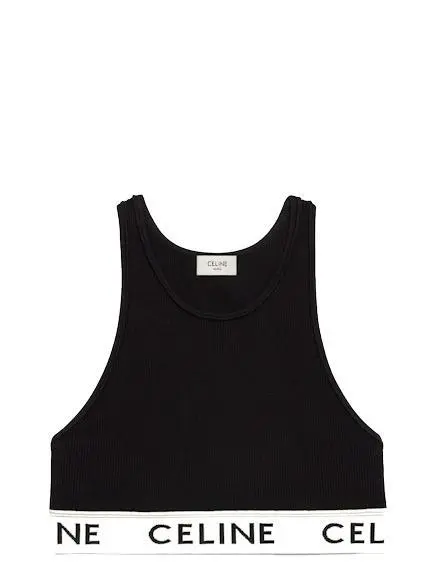 Celine Athletic Knit Sports - Black/cream