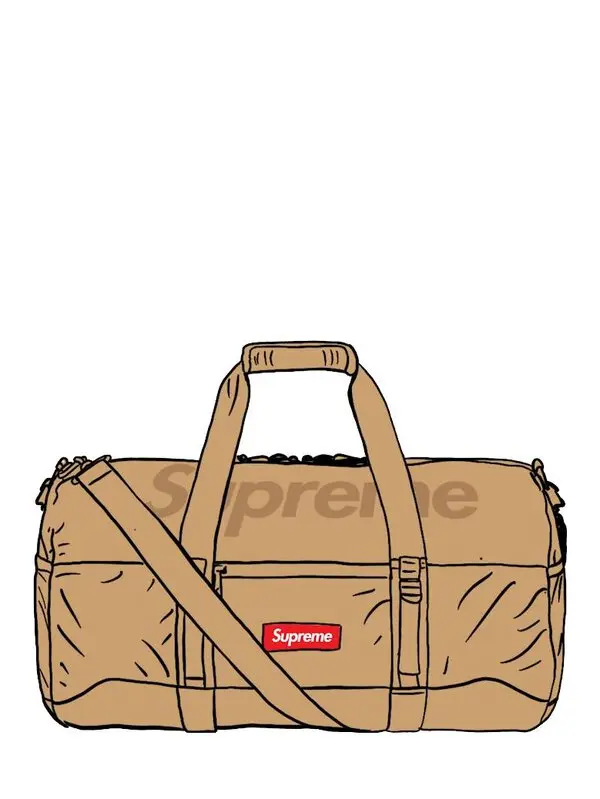 Supreme Duffle Bag - Tan