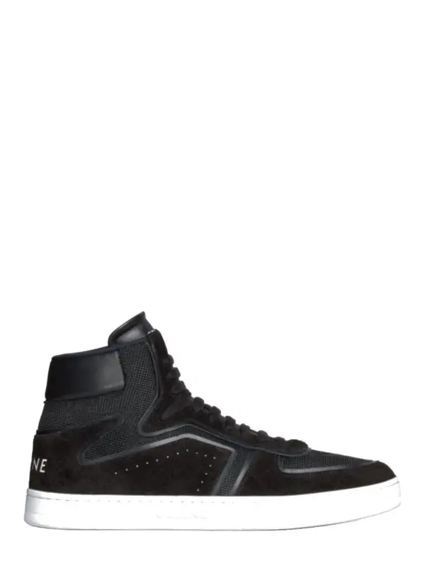 Celine Ct-01 Z Trainer High Top Sneakers - Black/white