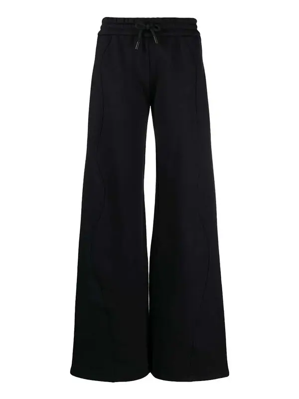 Off-White Piping Detail Cotton Track Pants - Black