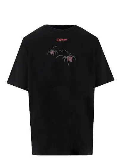 Off-White Oversized Fit Arachno Arrows T-shirt - Black