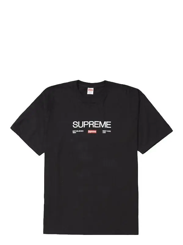 Supreme Est. 1994 Tee Shirt - Black