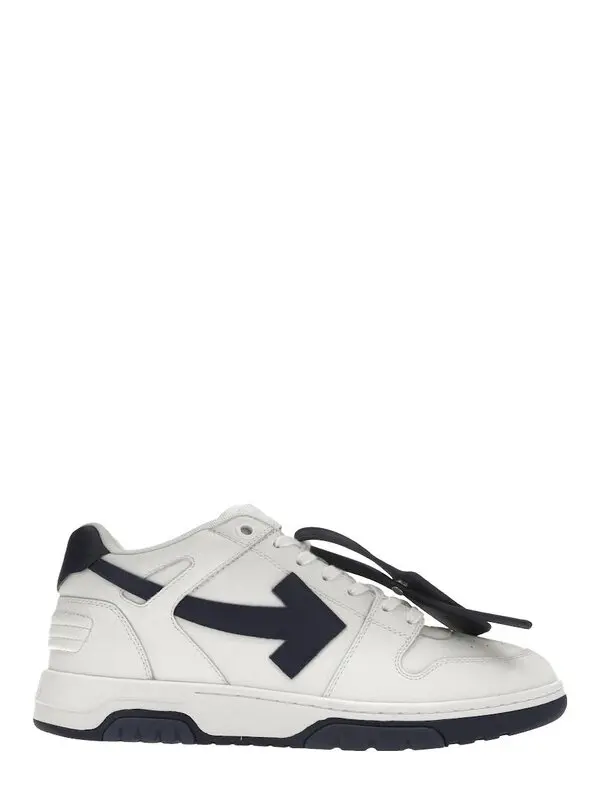 Off-White Out Of Office Low-top Sneakers - White/navy Blue