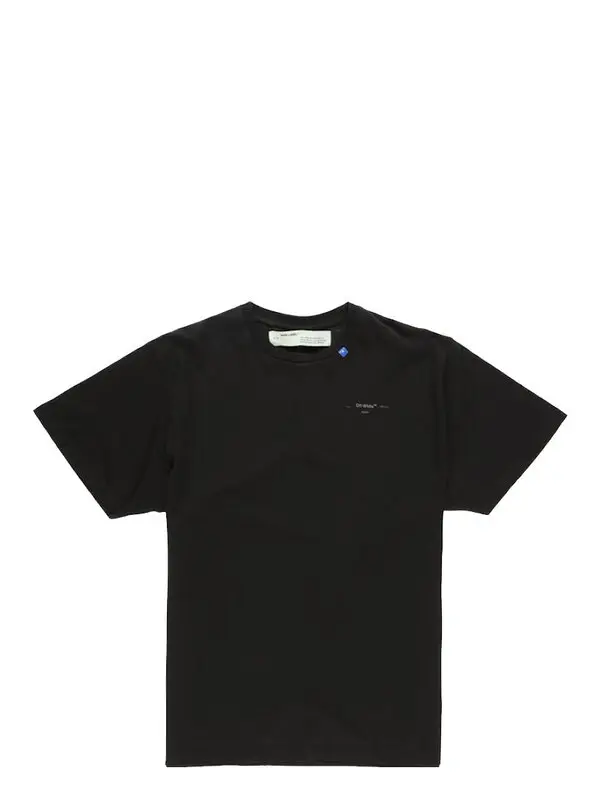 Off-White Off Off Oversized Fit Backbone Tshirtin - Black/white