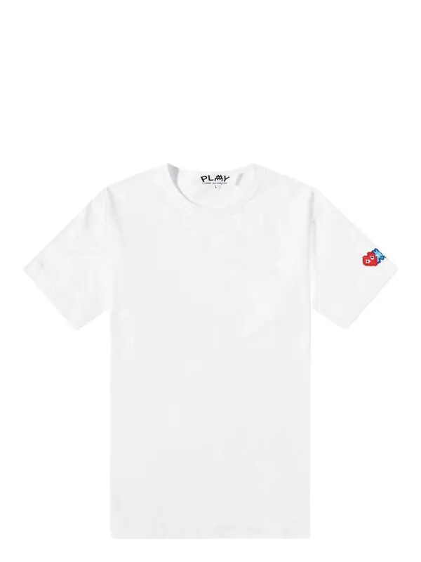 Play Comme Des Garcon Invader T-shirt - White