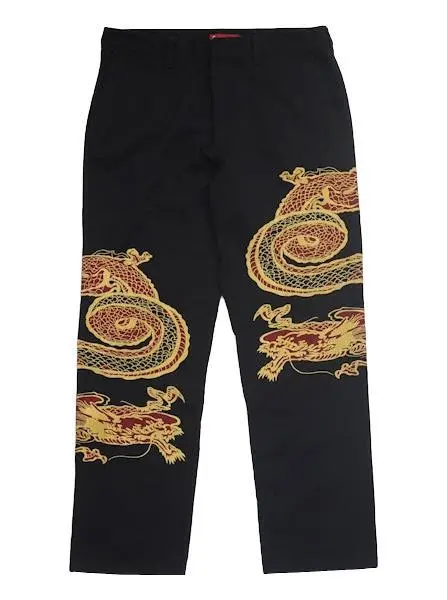 Supreme Dragon Work Pant - Black