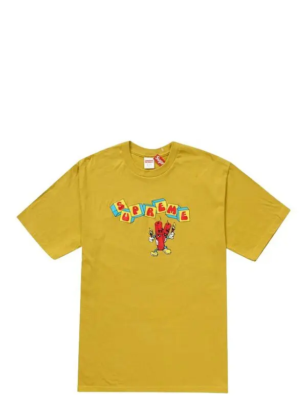 Supreme Dynamite Tee Shirt - Acid Yellow