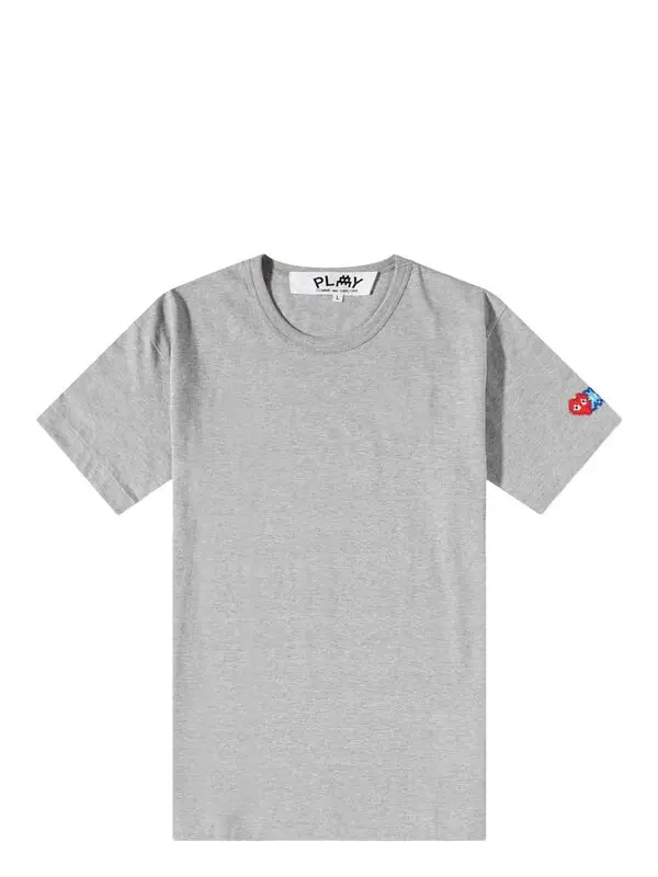 Play Comme Des Garcon Invader T-shirt - Grey