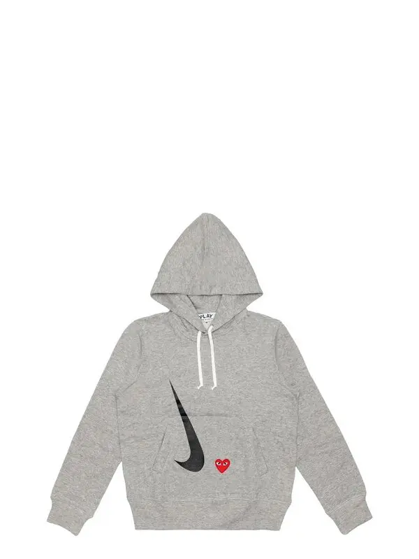 Play Comme Des Garcon Cdg Play X Nike Hoodie - Grey