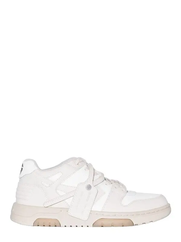 Off-White Out Of Office Low Sneakers - Nude/white