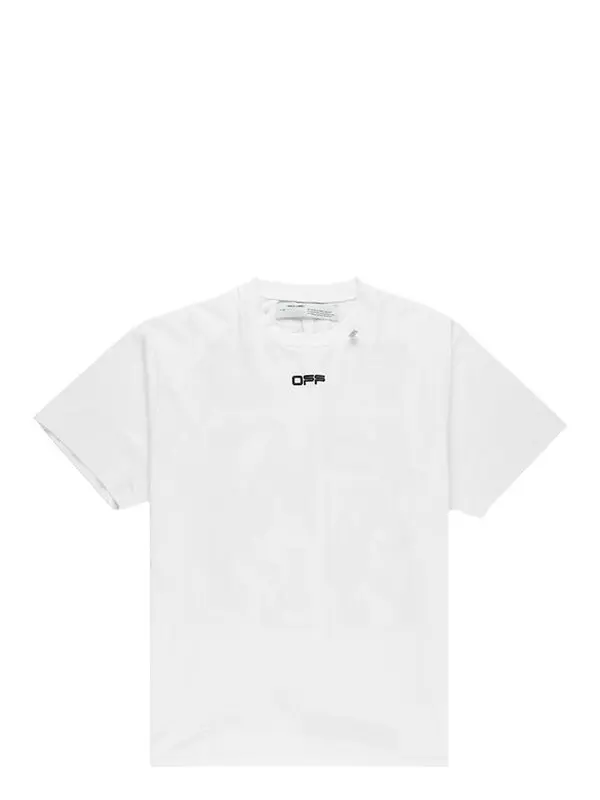 Off-White Off Oversized Fit Caravaggio Square T-shirt - White/black