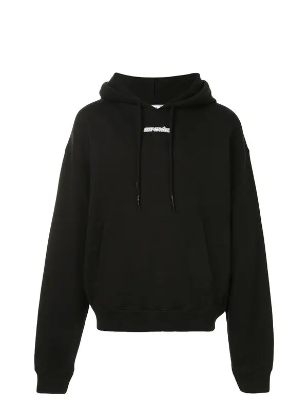 Off-White Oversized Hoodie - Black/blue