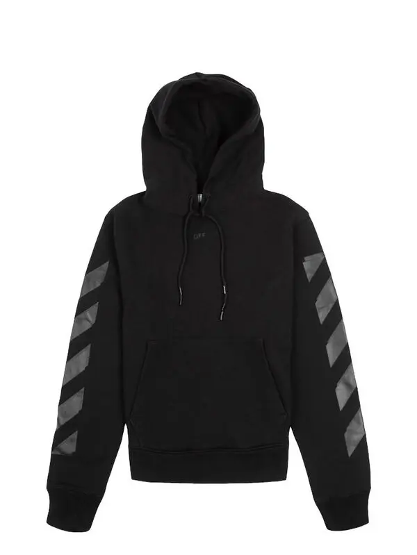 Off-White Rubber Arrows Skate Slim Hoodie - Black