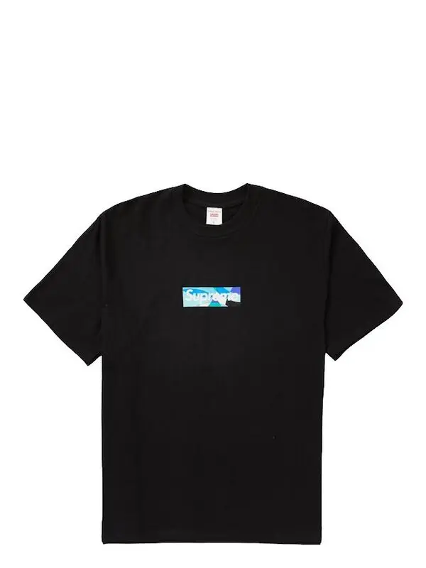 Supreme Emilio Pucci Box Logo Tee Shirt - Black/blue