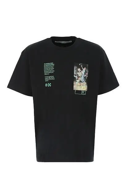 Off-White Oversized Fit Pascal Painting T-shirt - Black