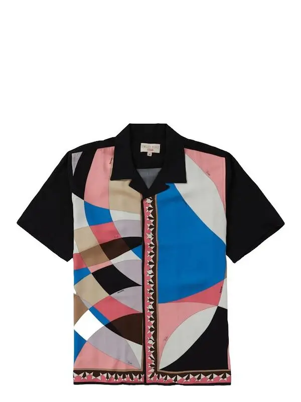 Supreme Emilio Pucci Short Sleeve Shirt - Dusty Pink