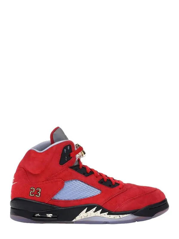 JORDAN 5 Retro Trophy Room Sneakers - University Red/ice Blue
