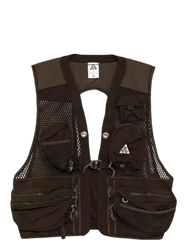 Nike Acg Buttles Gilet Vest - Ebony Brown