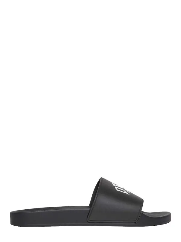 Balenciaga City Pool Slide - Black/white