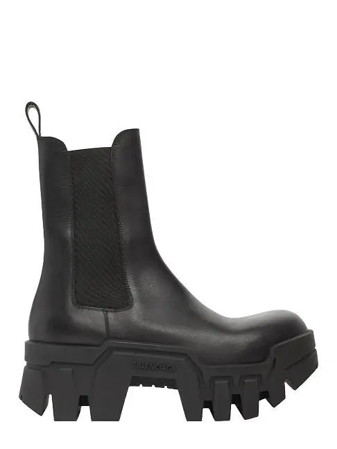Balenciaga Chelsea Bulldozer 80mm Boots - Black