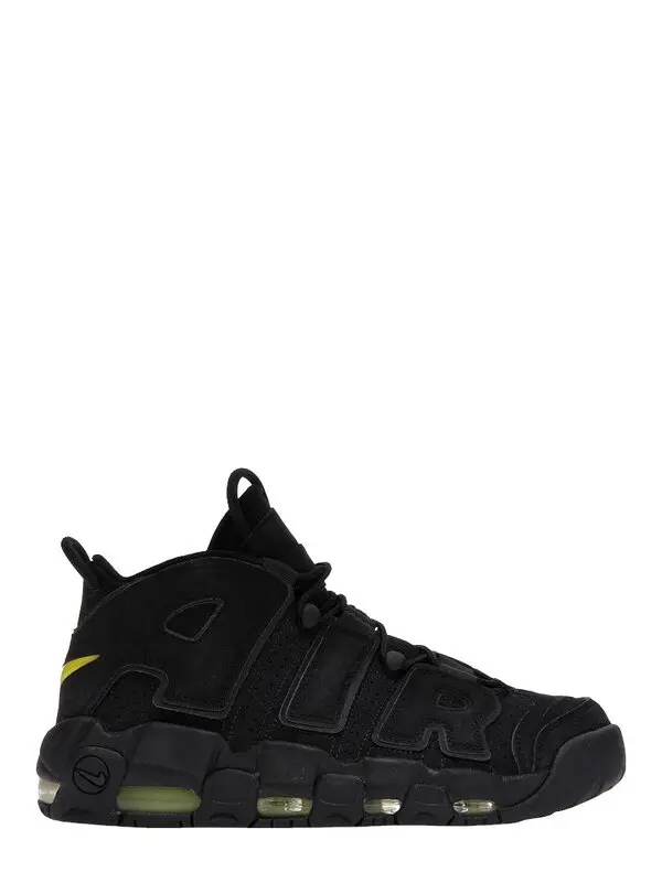 Nike Air More Uptempo Sneakers - Black/volt