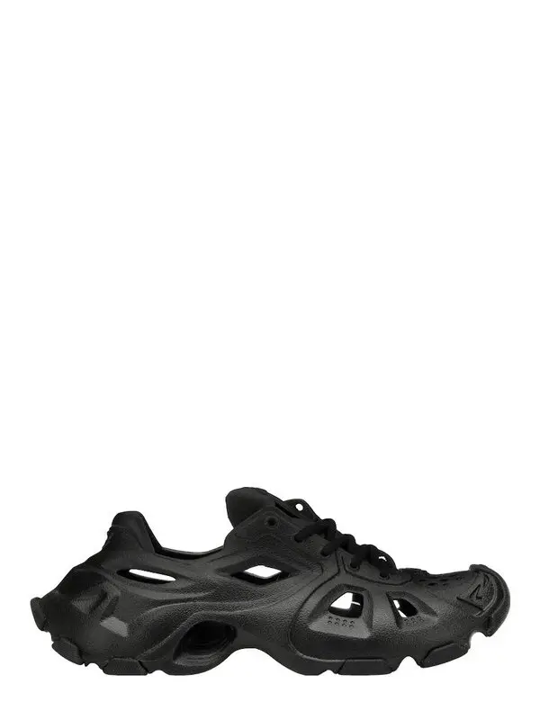 Balenciaga Hd Lace Up Sneakers - Black