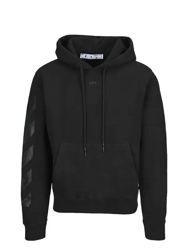 Off-White Rubber Arrows Hoodie - Black
